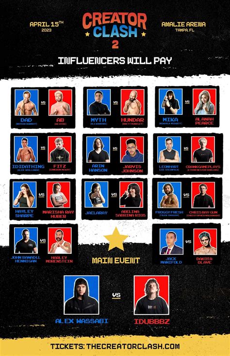 Creator Clash 2 Officially Announced For April 2023