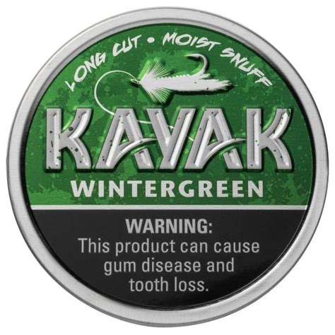 Wintergreen Long Cut Moist Snuff Tobacco Kayak Tobacco 45 Off