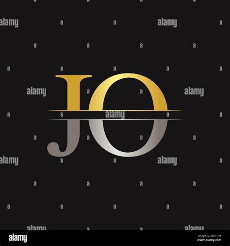 JO schreiben Typ Logo Design vector Template. Zusammenfassung Schreiben ...
