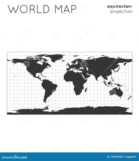 World Map Stock Vector Illustration Of Detailed Graphic 144246902