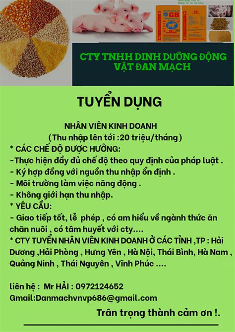 Đan MẠch Feed Cty Tnhh Dinh DƯỠng ĐỘng VẬt Tuyển Nhà