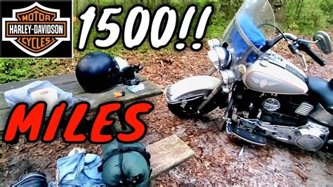 1500 Miles On A 30 Year Old Harley Davidson 1994 Heritage Softail Nostalgia Flstn Cycleelectric