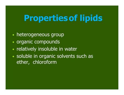 Lipidspptx Chemistry Science