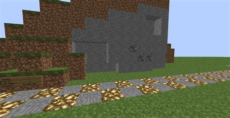 Tutorial Piston Redstone 3x2 Door Minecraft Map
