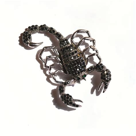 Mens Stylish Rhinestone Alloy Brooch Temu United Kingdom