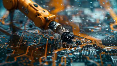 High Technology And Modern Automatic Robot Industrial Robot Are Essential In Various Electrical