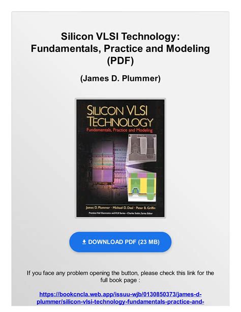 Ebook Silicon VLSI Technology Fundamentals Practice And Modeling By