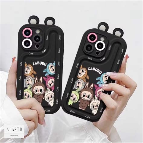 Jual Ac159 Softcase Mugelo Premium Case Cewek Lucu Motif Kartun Labubu