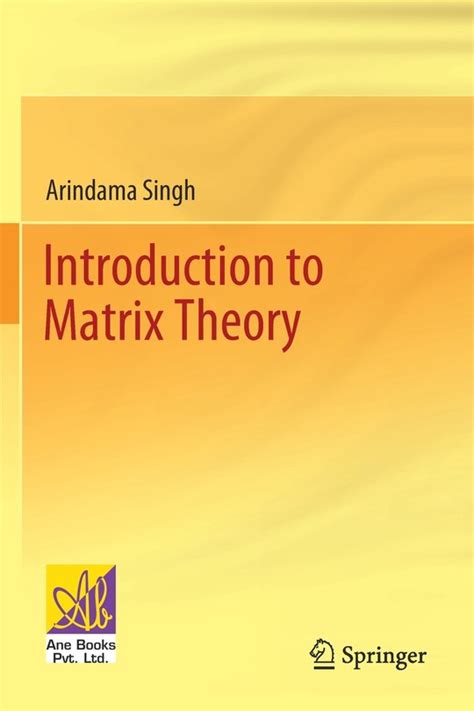 Introduction To Matrix Theory Indigo