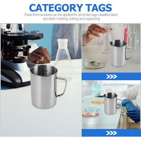 Hokarua Laboratory Stainless Steel Cups Chemistry Class Graduated