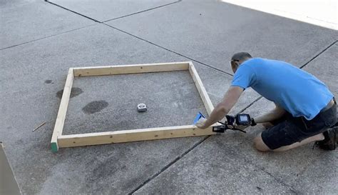 How To Pour A Small Concrete Pad Deck Stairs Landing Everyday Home