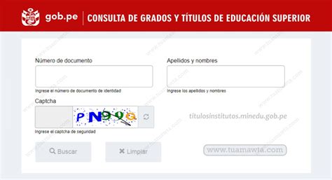 MINEDU presenta plataforma de consulta de grados y títulos de