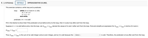 Solved Points DETAILS EPPDISCMATH This Chegg