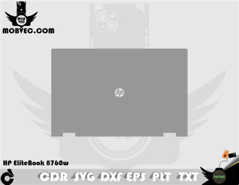 HP EliteBook 8760w Skin Template Vector MOBVEC