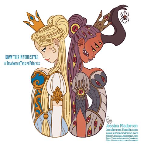 Twisted Disney Princess Art
