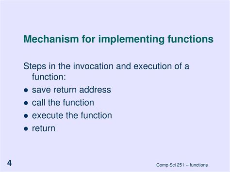 PPT Ch 8 Functions PowerPoint Presentation Free Download ID 3926982