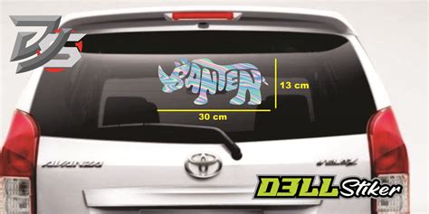 Stiker Mobil Cutting Sticker Body Dan Kaca Mobil Stiker Badak Banten