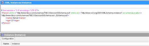 TIBCO XML Instance How To Create XML From XSD In TIBCO BW