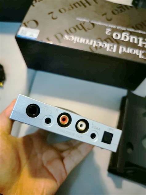 Pre-owned Chord Hugo 2 Silver DAC/AMP with leather case May 2020 – MyHeadFi