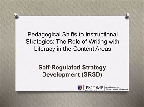 Self Regulated Strategy Development Srsd Pptx