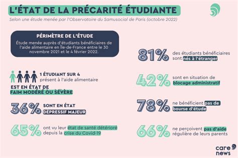 Infographie Quel Est Létat De La Précarité étudiante En France