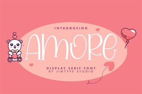 Amore Font Jimtype Studio Fontspace