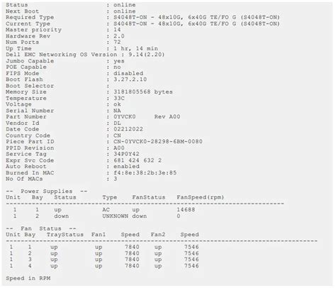 Dell Technologies S4048t On Power Switch Instruction Manual