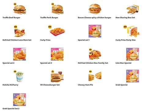 Mcdonalds Bangkok Menu Prices Updated 2024