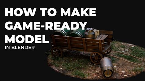 Blender Tutorial 1 Creating Game Ready Model Youtube