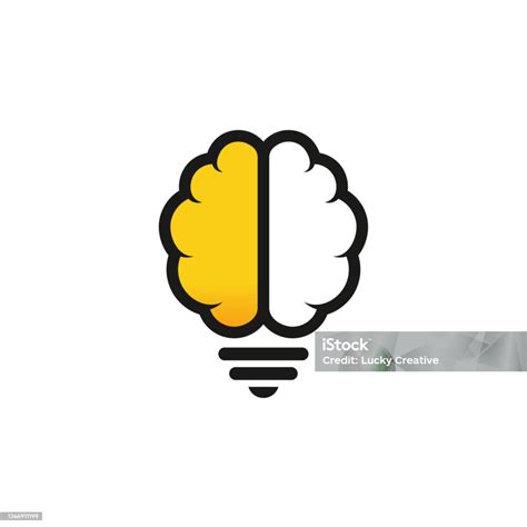현대 브레인 전구 로고 개념 인텔리전스 로고 템플릿 스마트 피플 로고 로고에 대한 스톡 벡터 아트 및 기타 이미지 로고 아이콘 개념 Istock