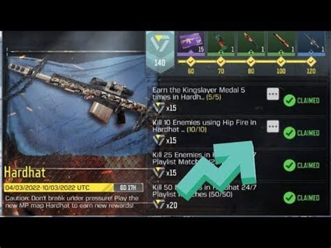 Call Of Duty Mobile Kill 10 Enemies With Hip Fire In Hardhat 24 7