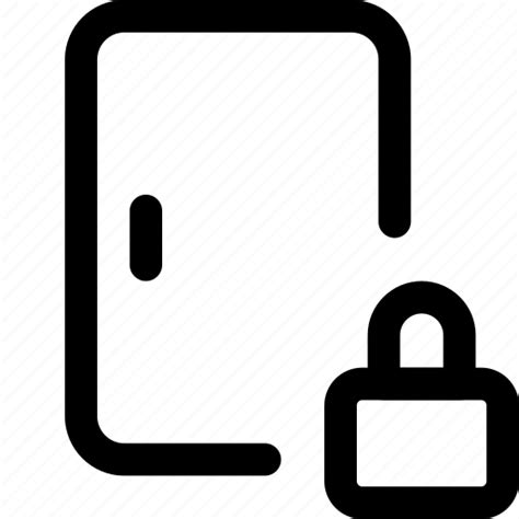 Door Lock Login Padlock Icon Download On Iconfinder