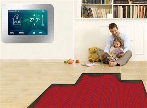 Modbus Optional 16a Electric Heating System External Sensor Over Heating Proof Room Thermostat