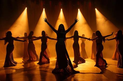 Premium Photo Arabic Belly Dance Class Concept