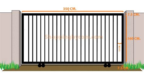 ประตูรั้วเหล็กเลื่อน รายการและราคาวัสดุอุปกรณ์ที่ต้องใช้สำหรับงานทำรั้วประตูเหล็กเลื่อน