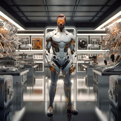 Premium Ai Image Robot Consultant In The Trading Floor