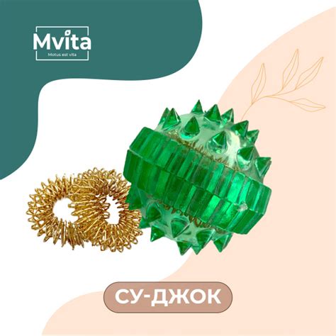 "Массажер су джок с двумя кольцевыми пружинами - массажер для ног ...