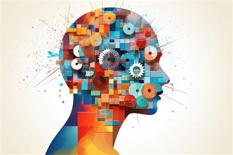 Premium AI Image Synaptic Symphony An Abstract Representation Of Cognitive Function