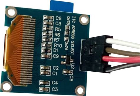 DSD Tech 0 96 Inch IIC Oled LCD Screen Support U8glib For Arduino AVR