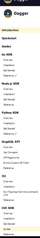 Documentation Left Sidebar Menu Is Too Long · Issue 4934 · Dagger