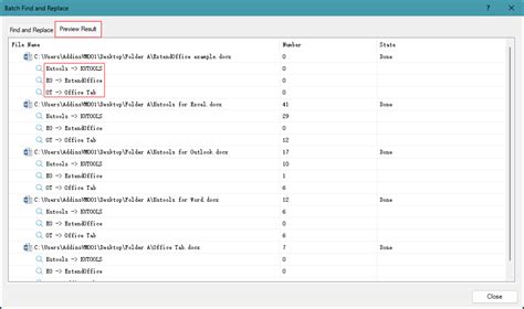 如何在 Word 中跨多个文件进行搜索和替换？