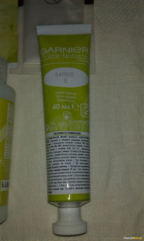 Отзыв про Краска для волос Garnier Color Naturals 8. Пшеница: "Краска ...