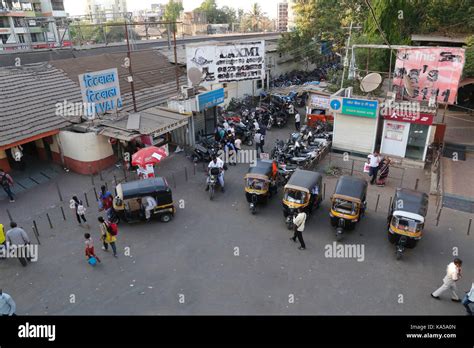 Titwala Railway Station Thane Maharashtra India Asia Stock Photo