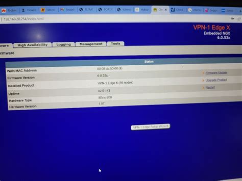 Check Point Firewall Vpn 1 Edge X For Sale Computers And Tech Parts