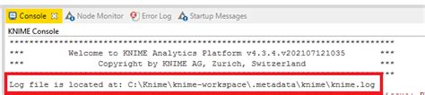 Does The Ap Generate Logs Knime Analytics Platform Knime Community