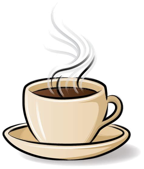 Kaffeetasse Mit Dampf Vektor Abbildung Bild Von Koffein 20694780