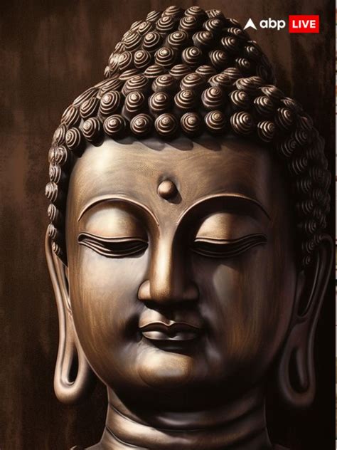 भगवान बुद्ध के सिर पर क्या है
