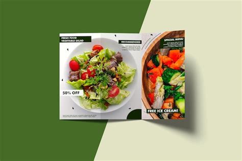 Premium Psd Menu Design Mockup