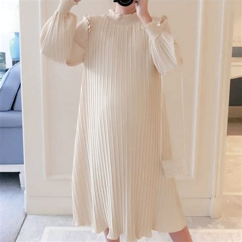 Badu Bg Шифонови едноцветни рокли за бременни Модни елегантни парти дрехи за бременни жени