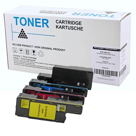 Set 4x Alternatief Toner Voor Xerox Phaser 6020 6020bi 6022 6027